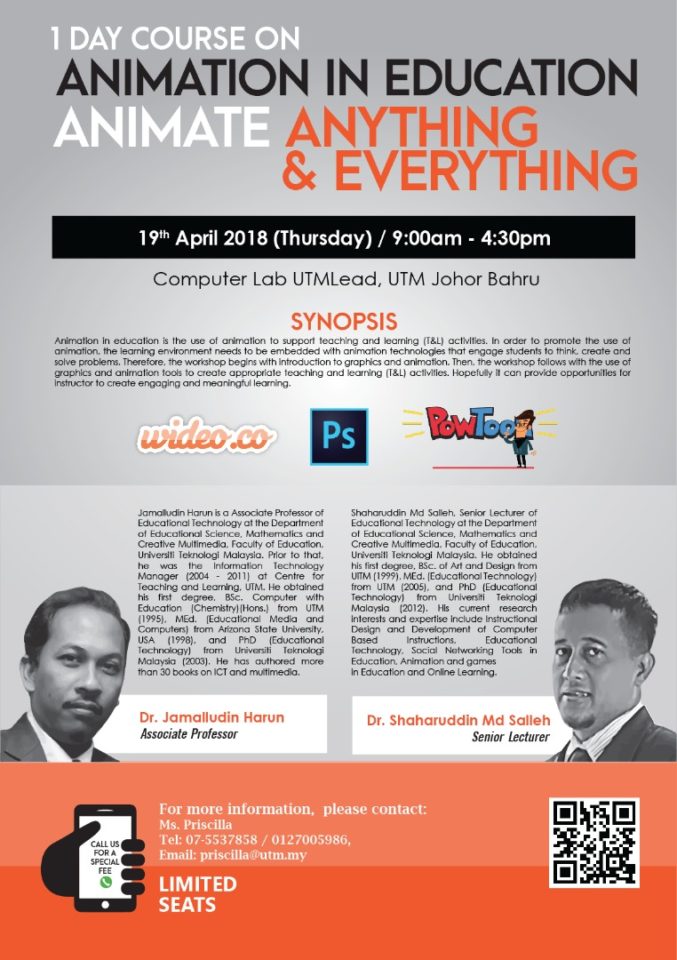 ANIMATION IN EDUCATION | UTM CDex